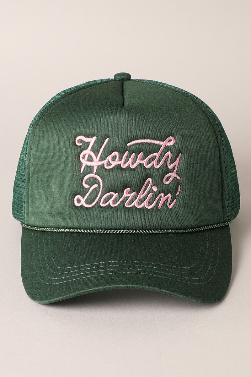 Howdy Darlin' Embroidered Cap | Evercado
