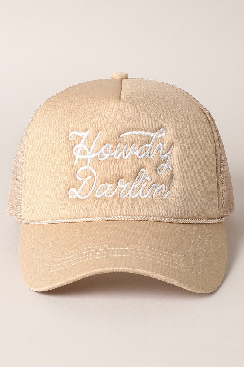 Howdy Darlin' Embroidered Cap | Evercado