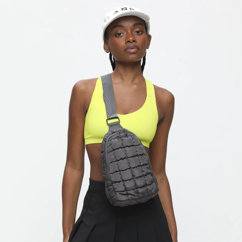 Quilted Sling Backpack | Evercado